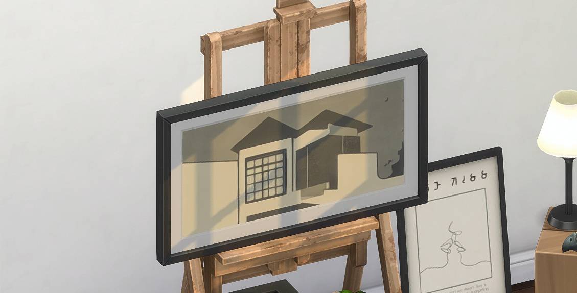The sims 4 Mod - telly art frame tv - Simscolony