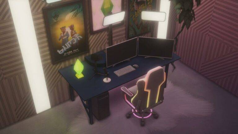 The Sims 4 Mod - Computer Set SimStream Studio Essentials by SnootySims ...
