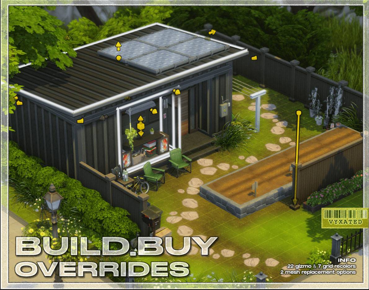 The Sims 4 Mod for Build Buy Gizmo Overrides by vyxated - Simscolony