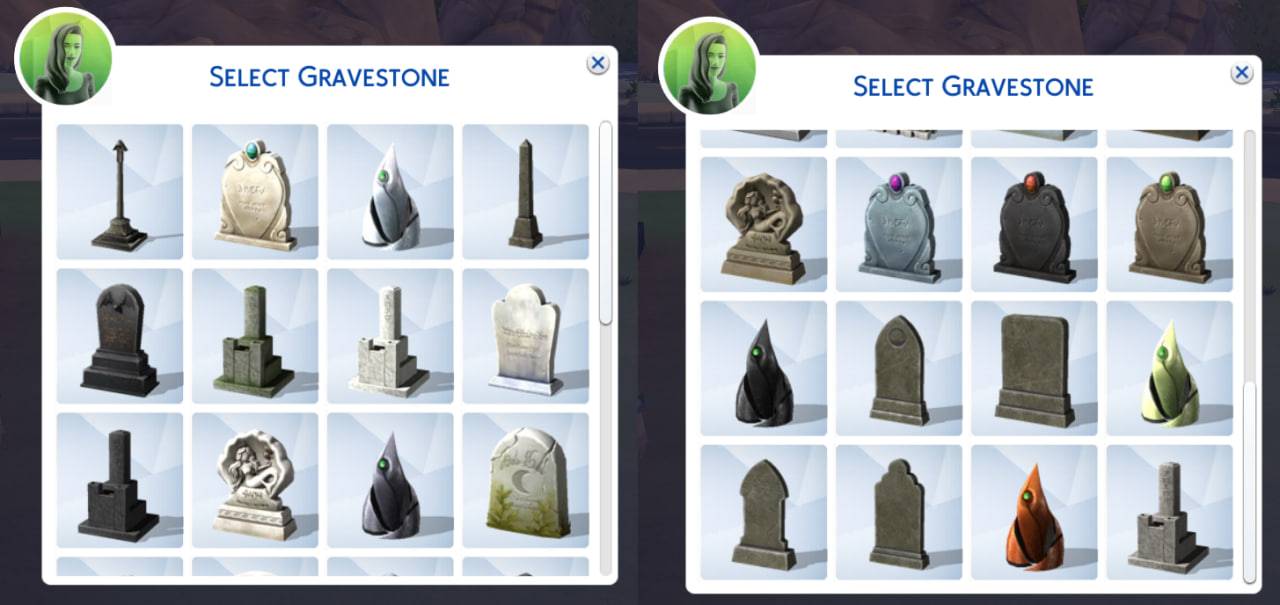 The Sims 4 Mod - Expanded Gravestone by NerdyDoll - Simscolony