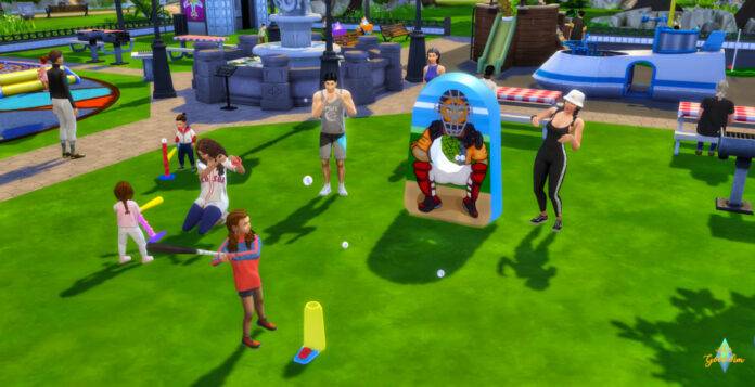 The Sims 4 Mod - T-Ball and Baseball Launcher Toys by TheGoldSim ...