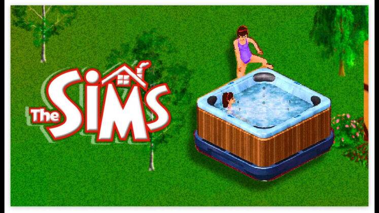 The Sims 1 Mod - child Sims hot tub BY LUCPIX - Simscolony