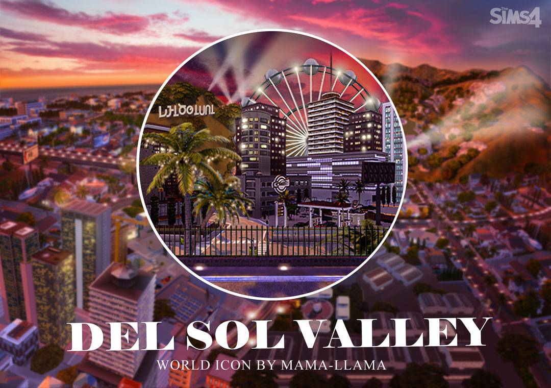 The Sims 4 Mod - Del Sol Valley Icon world by Mama-Llama - Simscolony