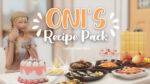 The Sims 4 Mod - Oni's Recipe Pack Custom Food Mod - Simscolony