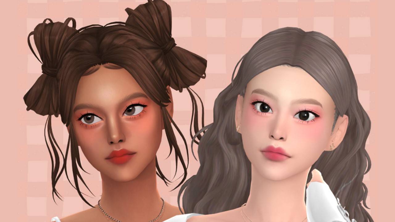 The Sims 4 CC - RV Gettin' started makeup set By Ravievy - Simscolony