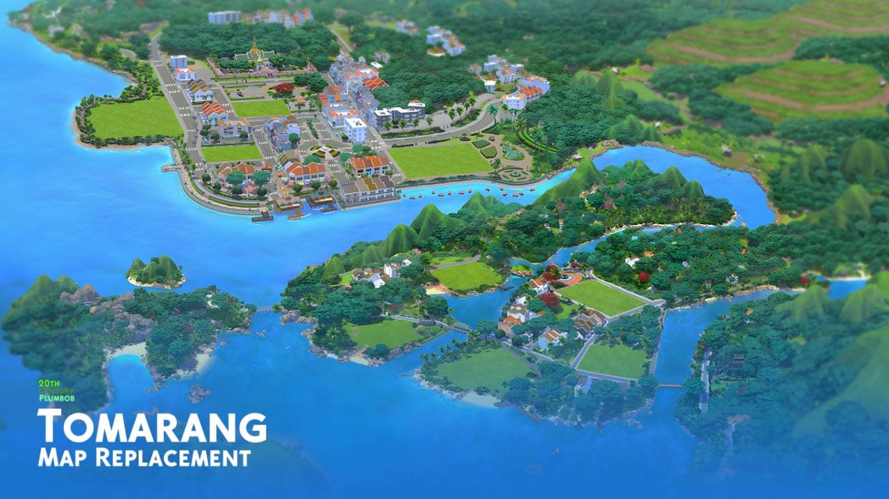 The Sims 4 Mod – Map Replacements Tomarang All day All night and ...