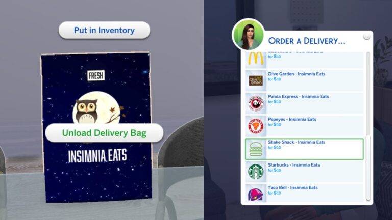 The Sims 4 Mod - Insimnia Eats 2.0 and Grannies or Zero's delivery ...