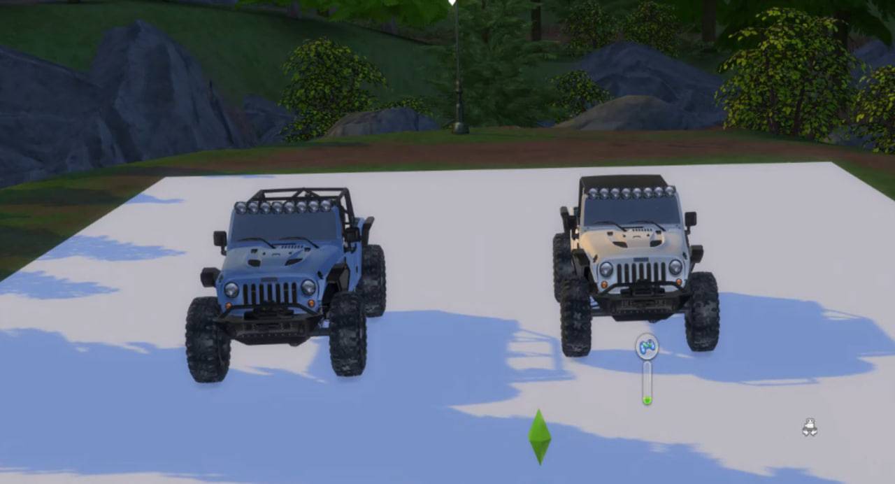 The Sims 4 Mod - Sims Drive Car Jeep by Cukeng CC - Simscolony