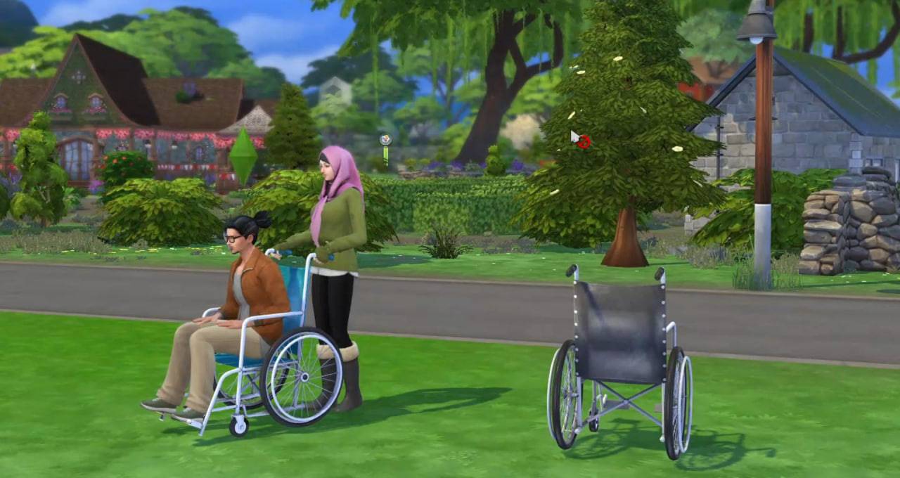 The Sims 4 Mod - wheelchair fuctional By Waronkcc - Simscolony