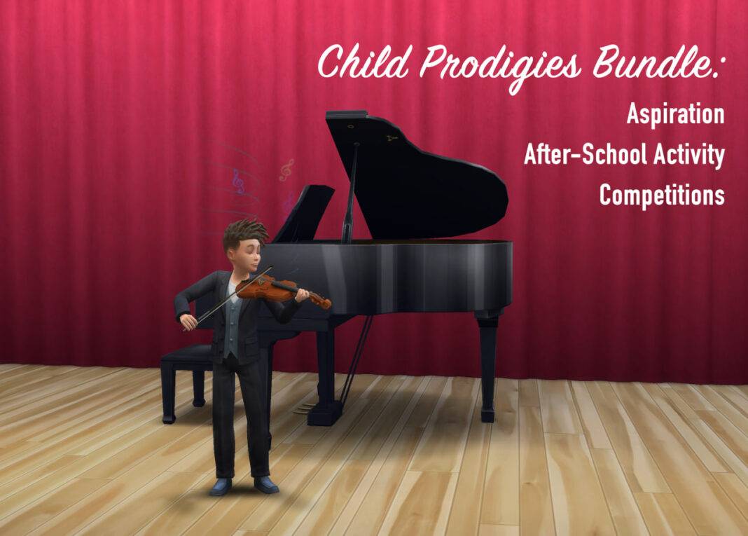 The Sims 4 Mod - Child Music Prodigies Bundle By JaneSimsten - Simscolony