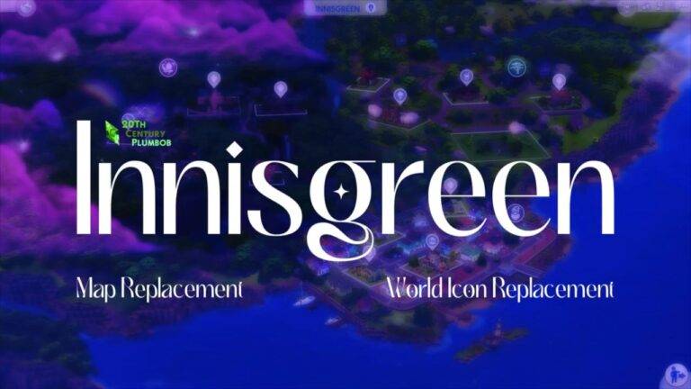 The Sims 4 Mod – Innisgreen Map Replacements by 20th Century Plumbob ...