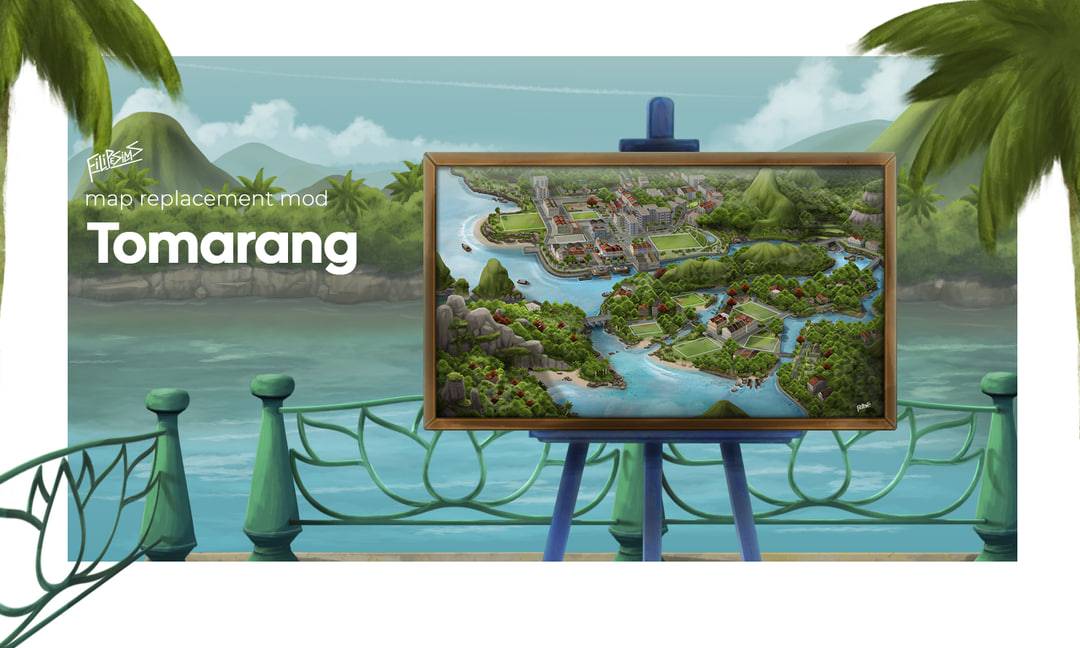 The Sims 4 Mod - Tomarang Map Replacement by filipesims - Simscolony