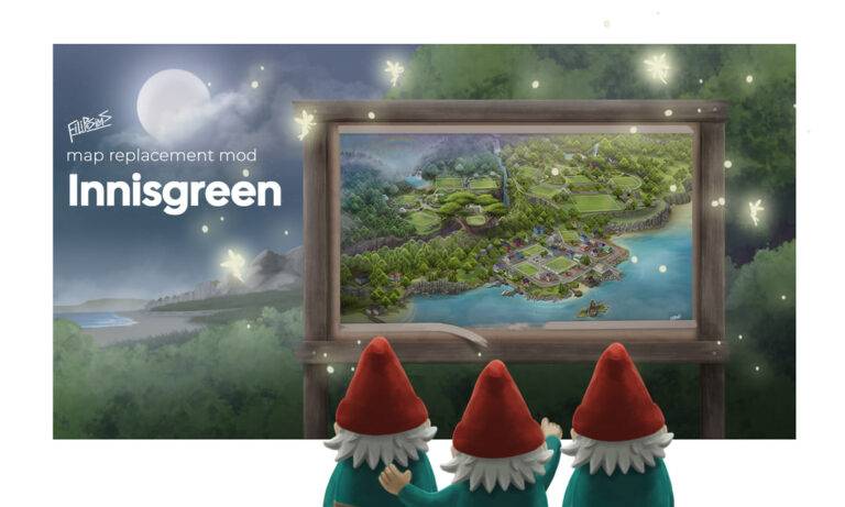 The Sims 4 Mod - Innisgreen Map Replacement By filipesims - Simscolony