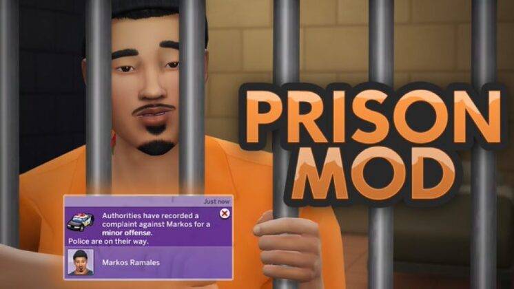 The Sims 4 Mod - Crime & Justice System Prisn Lumpinou - Simscolony