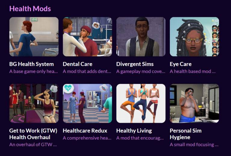 The Sims 4 Mod - a.deep.indigo Health set and Thai Locolization with ...