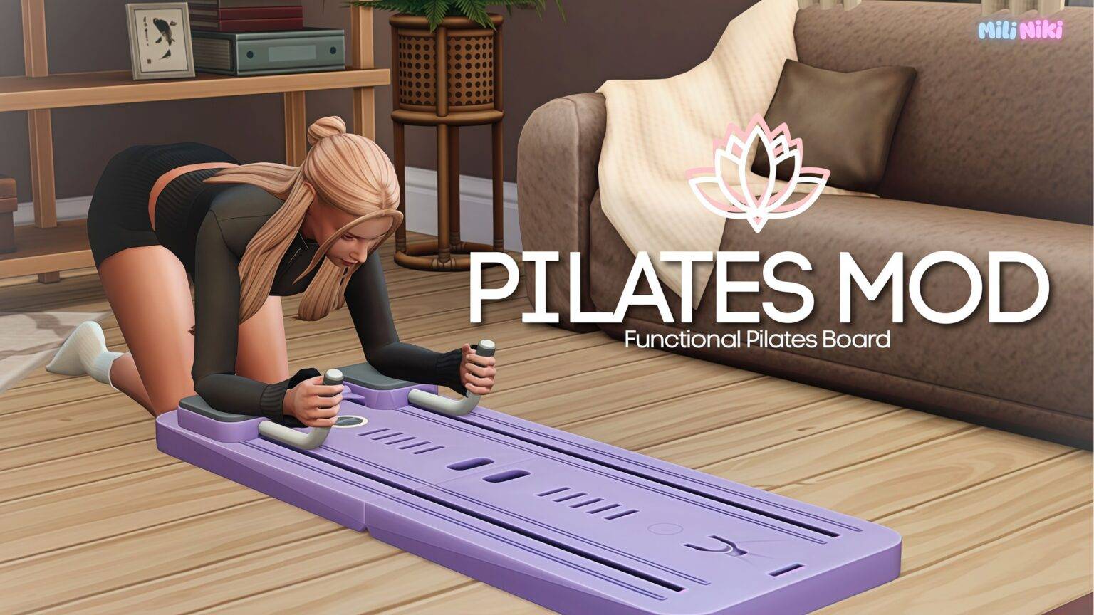 The Sims 4 Mod - Functional Pilates Board - MiliNiki - Simscolony