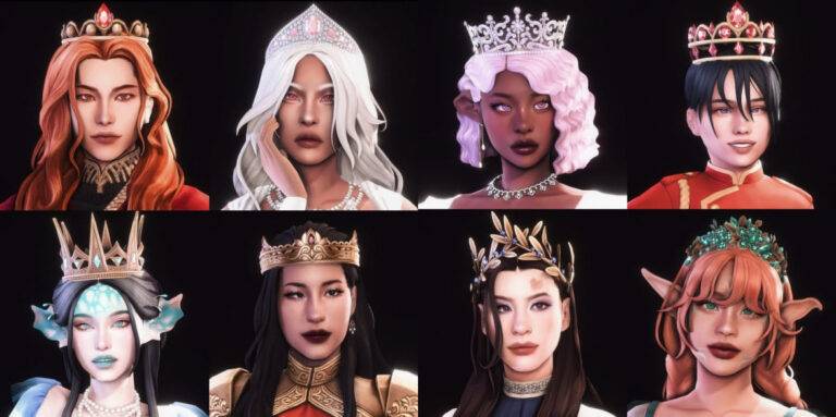 The Sims 4 Mod - Crystals Crown Recolor More By SIMANDY - Simscolony