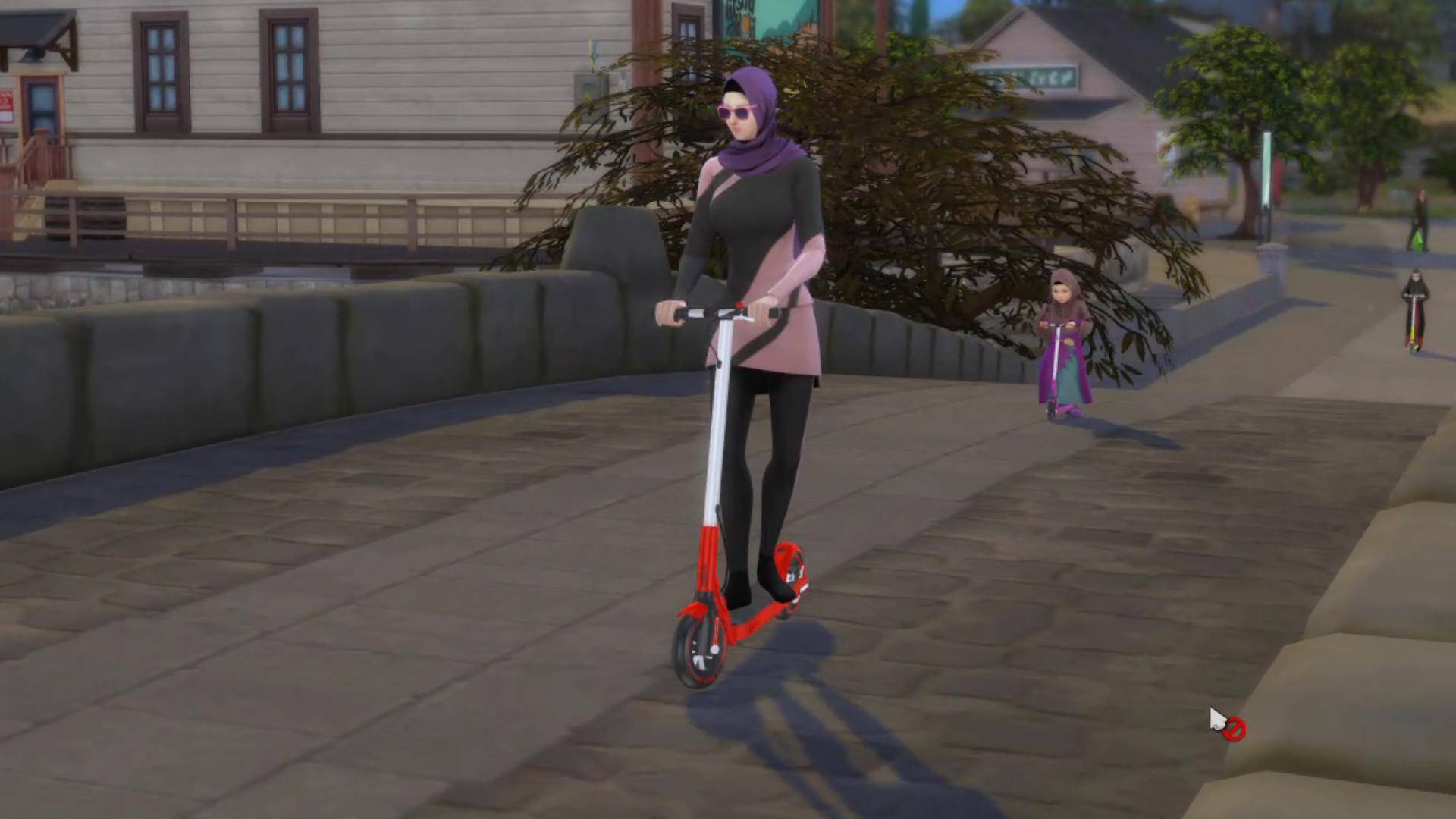 The Sims 4 Mod - scooter fuctional all age By waronkcc - Simscolony
