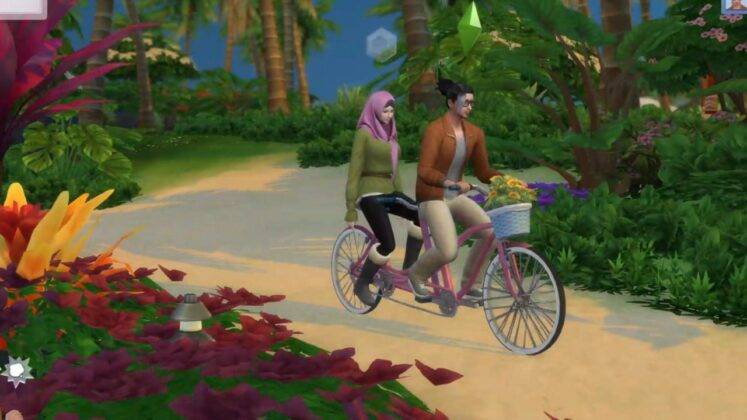 The Sims 4 Mod - tandem bicycle By waronkcc - Simscolony