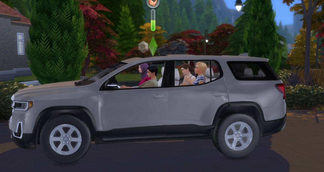 The Sims 4 Mod - Car GMC Acadia By waronkcc - Simscolony