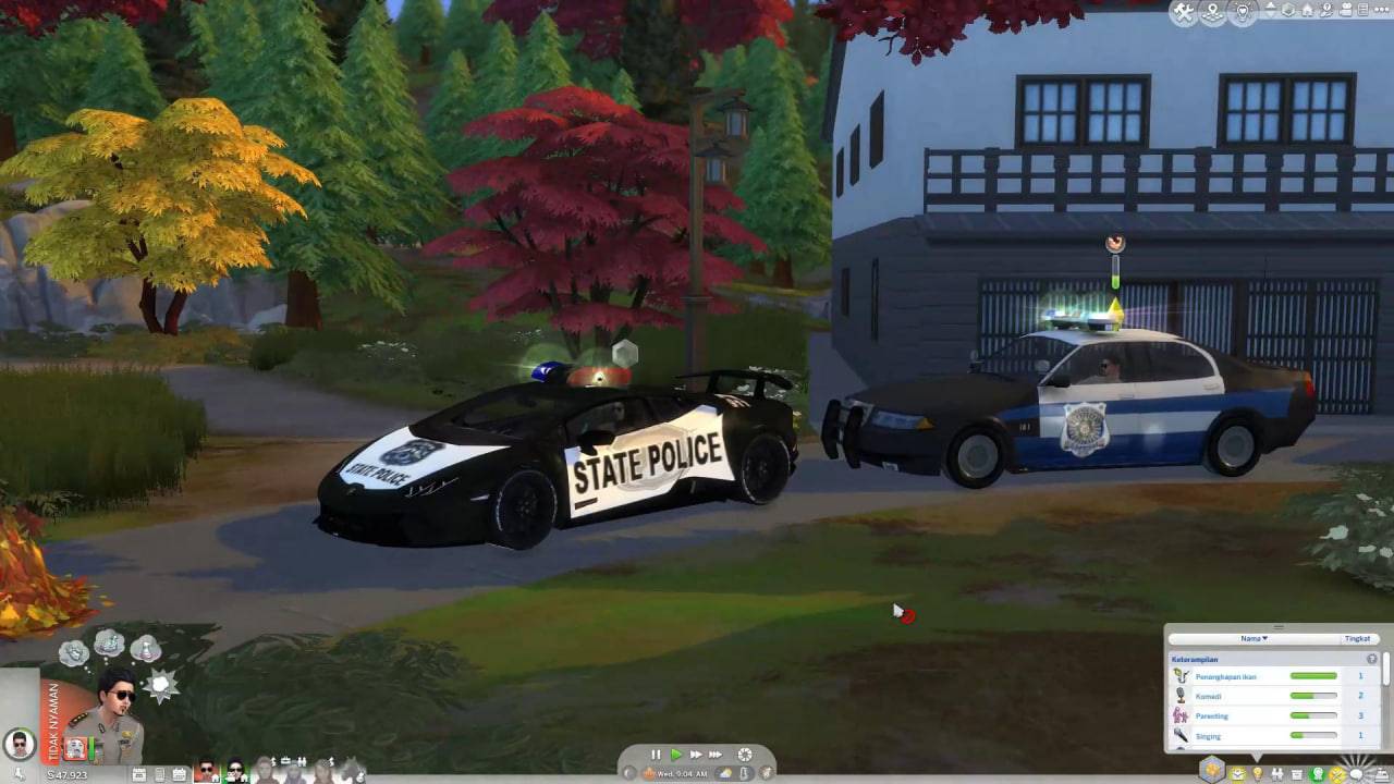 The Sims 4 Mod - police cars fuction By Waronkcc - Simscolony